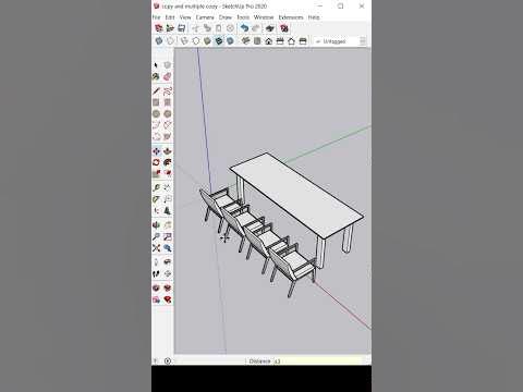 Create multiple Copies In Just 1 Click |SketchUp| #shorts #sketchup #sketchuptutorial - YouTube