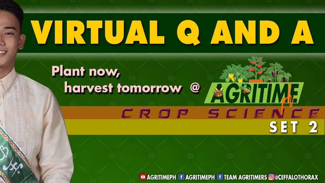 VIRTUAL Q AND A | CROP SCIENCE | SET 2 | Licensure Examination for ...