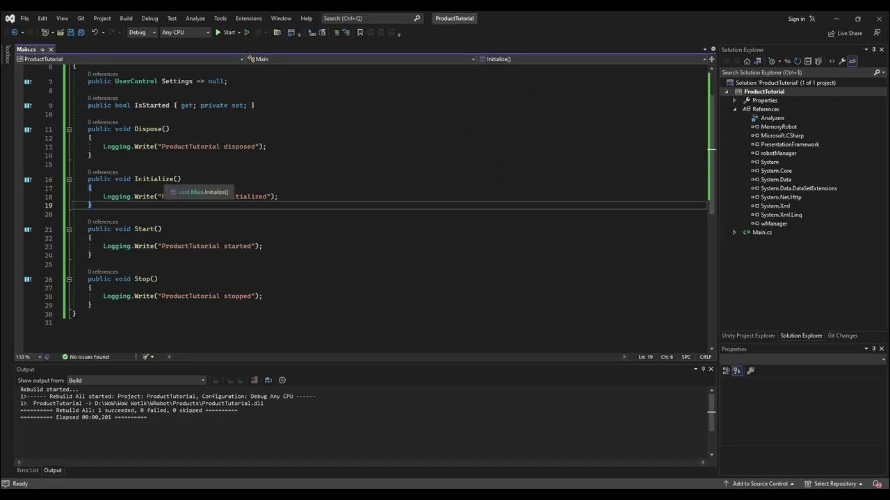 WRobot tutorial - Create a product from scratch - YouTube