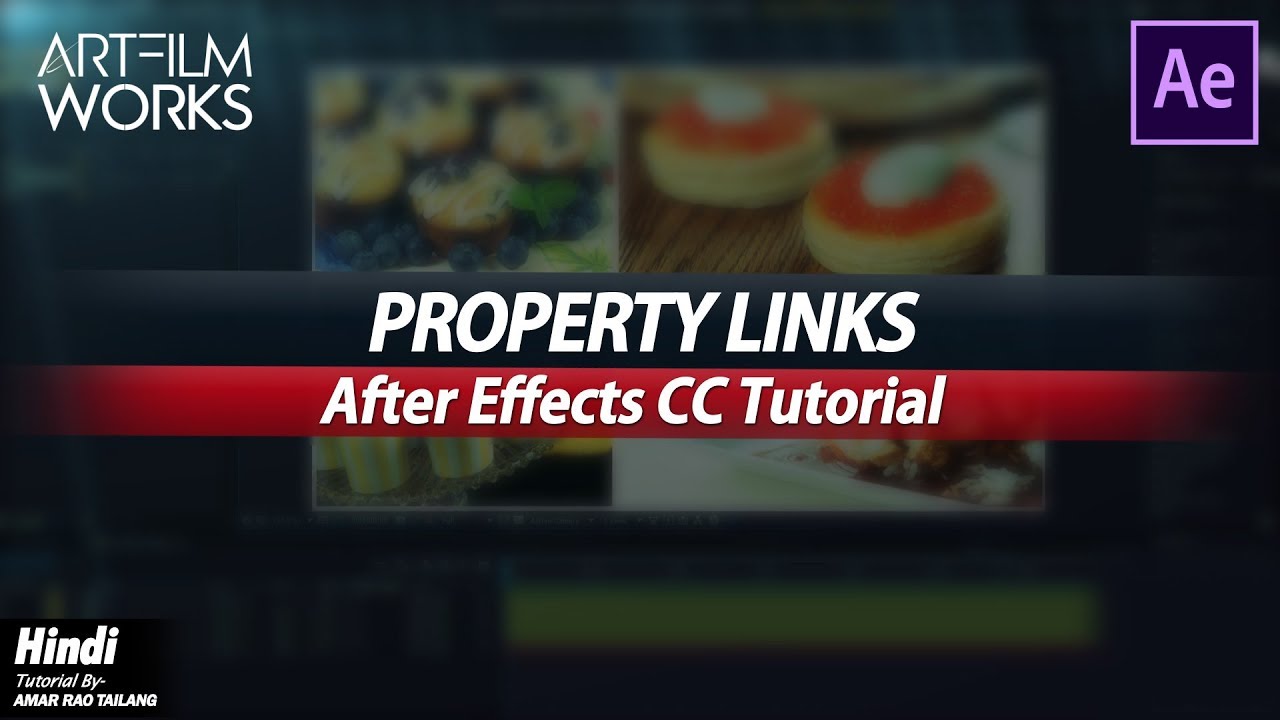 After Effects Tutorial - Property Linking - Hindi Tutorial - YouTube