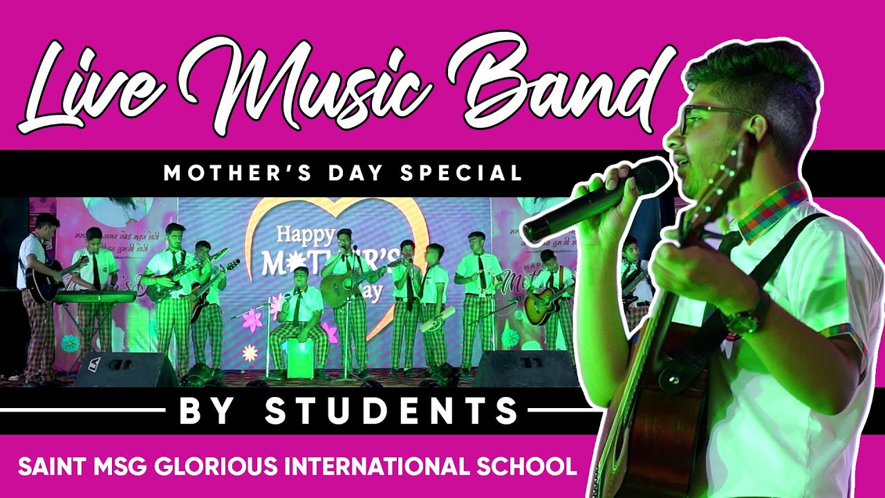 Live Band performance Mother's Day special | Saint MSGians | School ...
