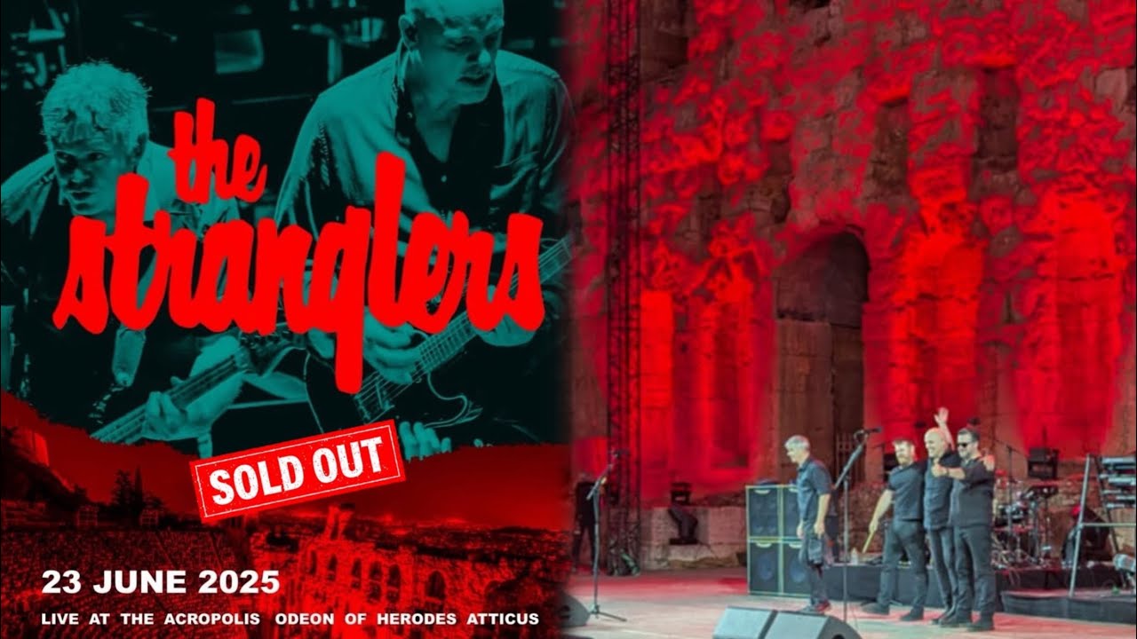 THE STRANGLERS LIVE! AT THE ACROPOLIS ODEON OF HERODES ATTICUS- 23 JUNE ...