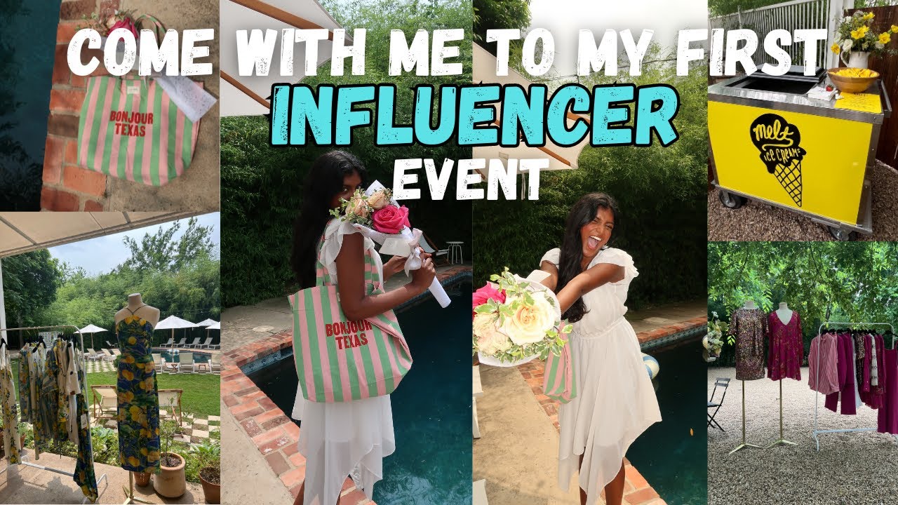 GRWM + VLOG MY FIRST INFLUENCER EVER 📍 Dallas, Texas - YouTube