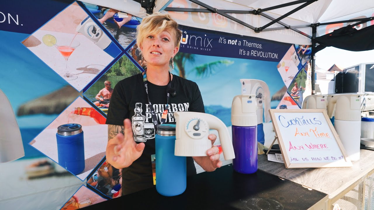 The Ultimate Portable Drink Mixer by pnümix - YouTube