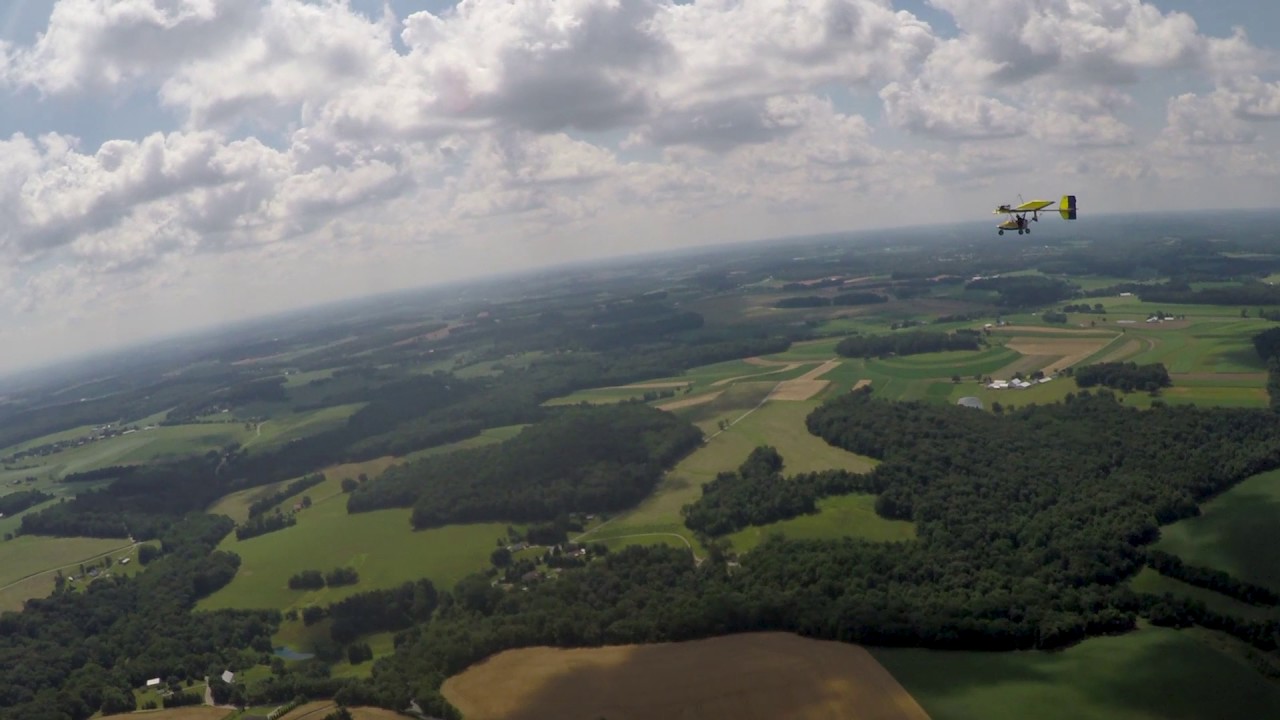 Hurricane Ultralight and Rans S-12 flying at Shoestring airport - YouTube