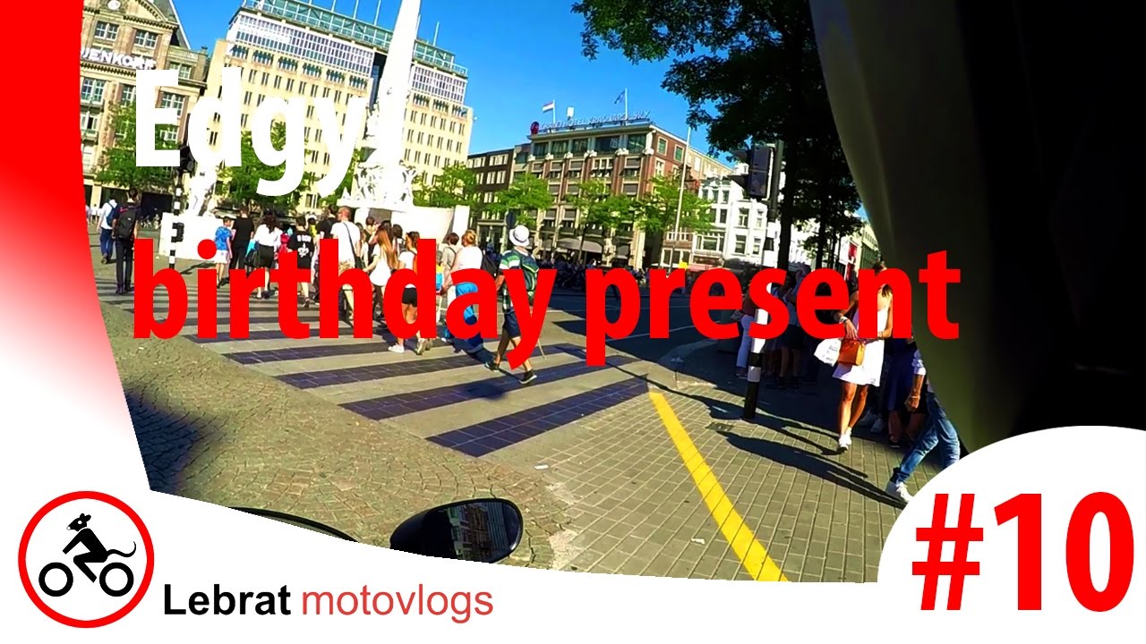 Motovlog #10 - Edgy birthday present - YouTube