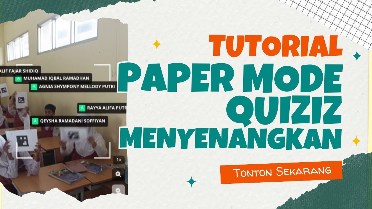 TUTORIAL LENGKAP MODE PAPER MODE QUIZIZZ | PAPER MODE CARA YANG ...
