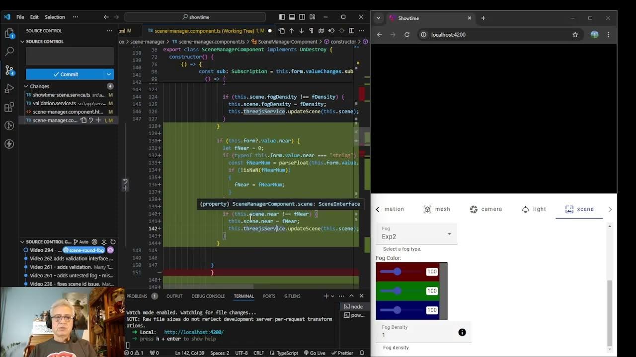 Angular/ThreeJS - Video 299 forgot to checkin fog near validation - YouTube
