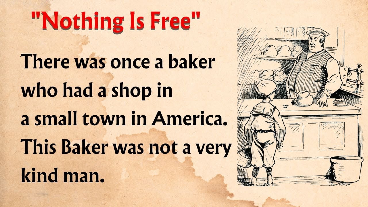 An Old Baker Man | Learn English Through Stories | Level 1 | Listen and ...