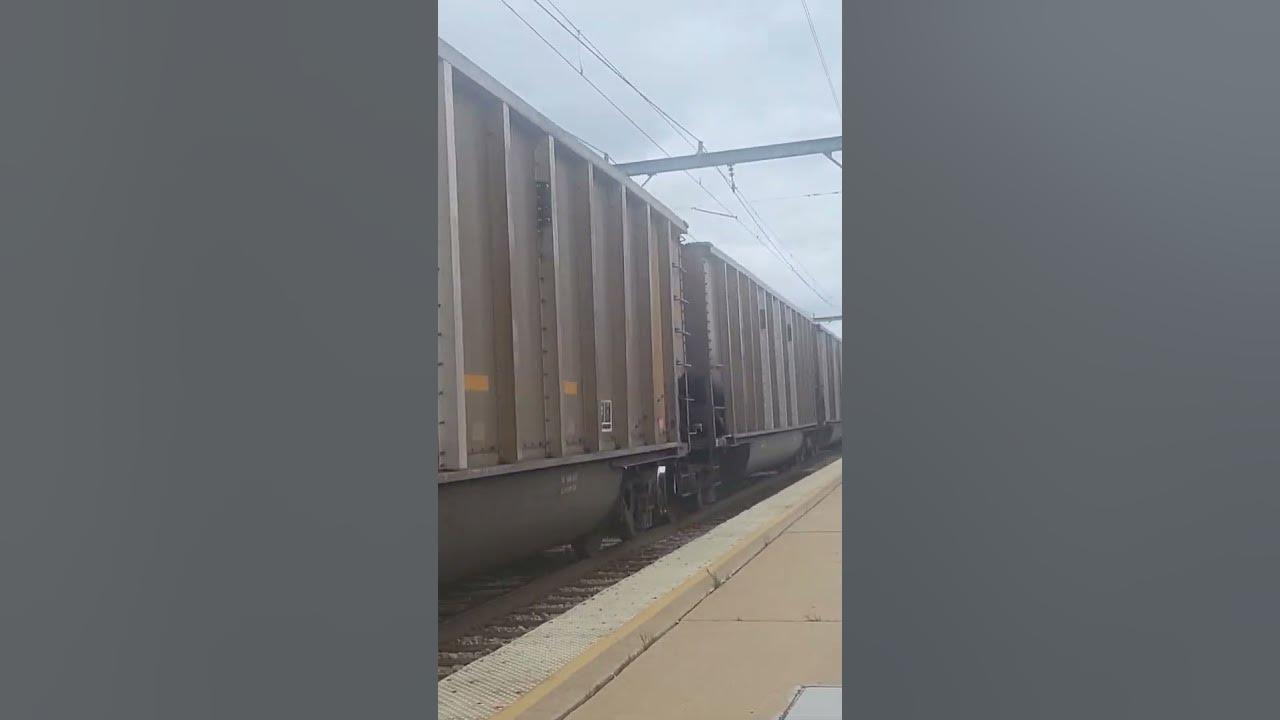 UP8588 EB coal train on South Shore Line!! - YouTube