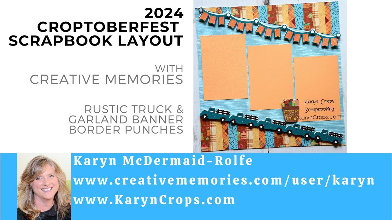 2024 Croptoberfest Scrapbook Layout - YouTube
