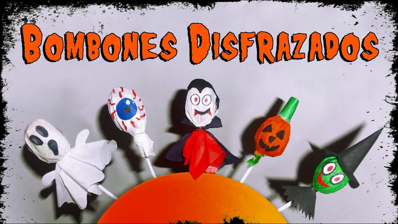 Bombones disfrazados para Halloween - YouTube