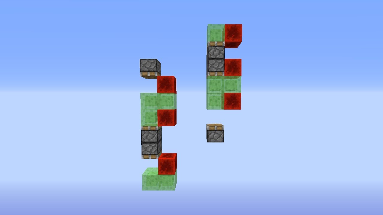 Minecraft Redstone Creation : Automatic Upwards And Downwards Flying ...