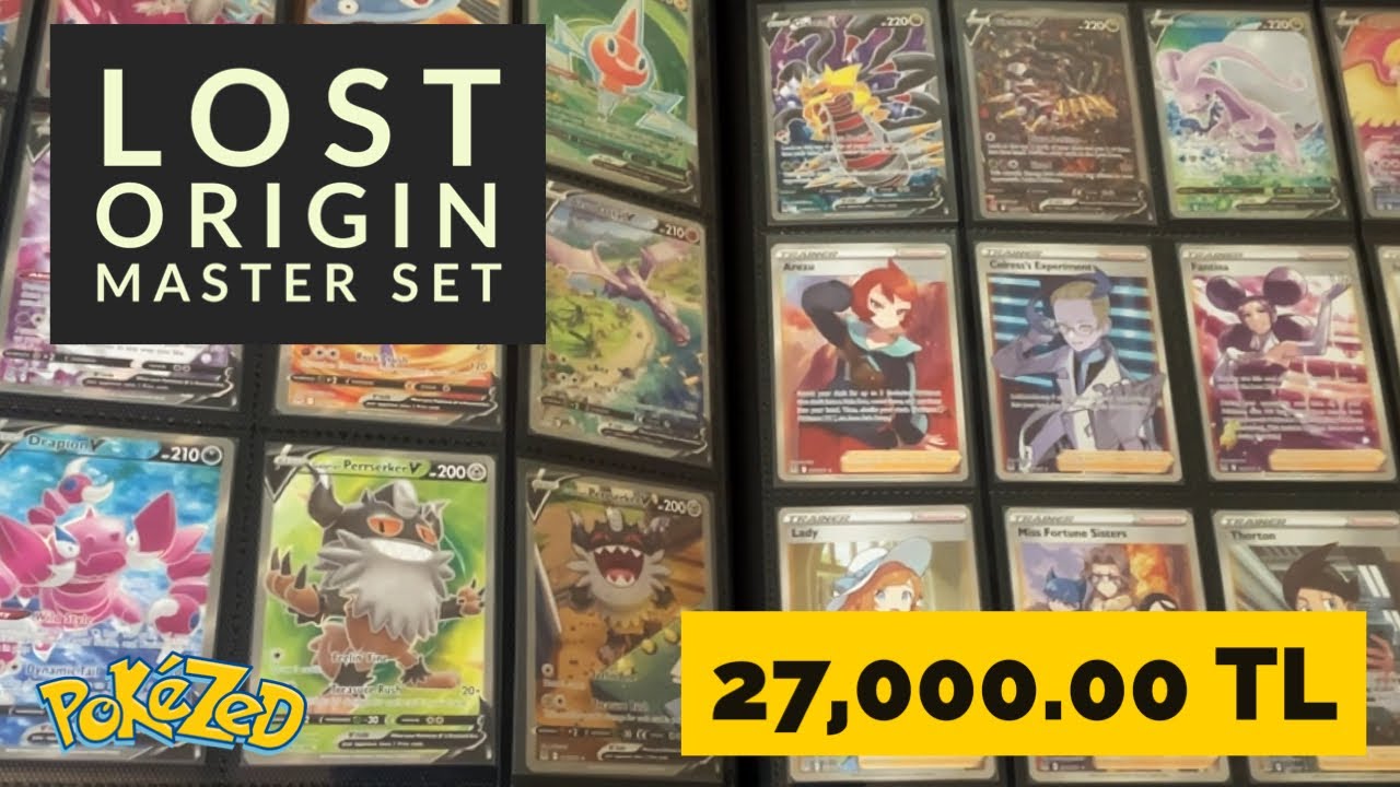 POKEMON LOST ORIGIN MASTER SET - KOLEKSİYON #1 - 27,000.00 TL LİK ...