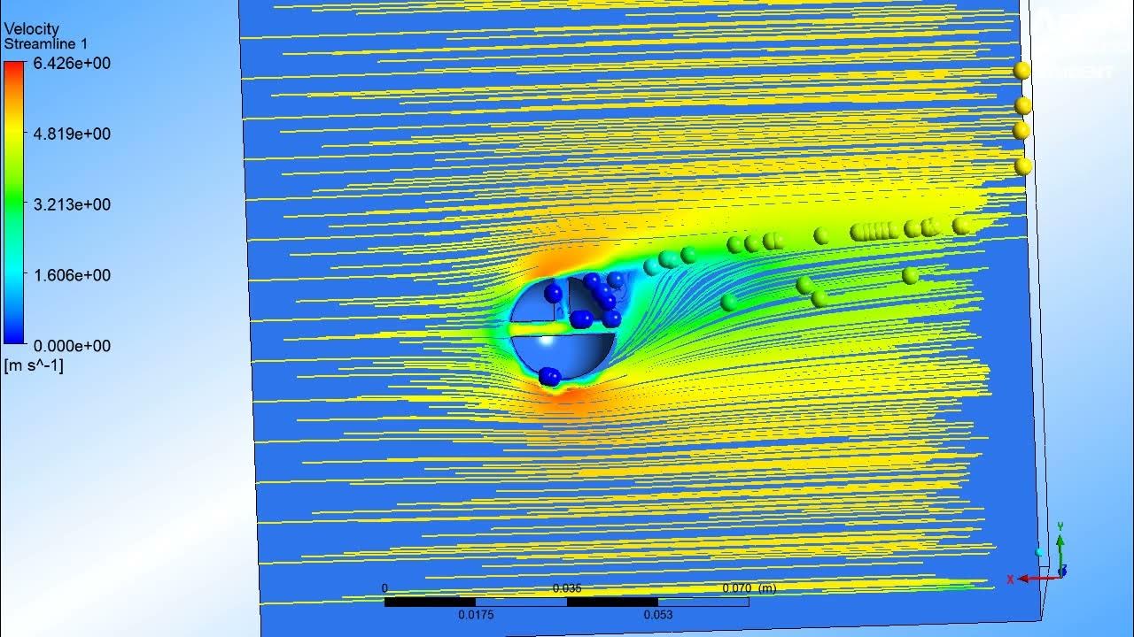 flow over cylinder with #holes #cfd #ansysfluent - YouTube