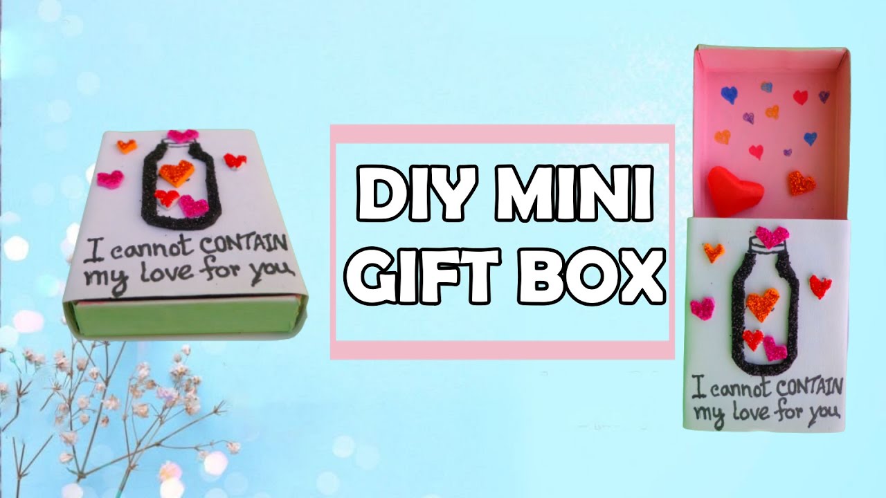 How to make Mini Gift Box for Special Occasion | DIY Mini Gift Box ...