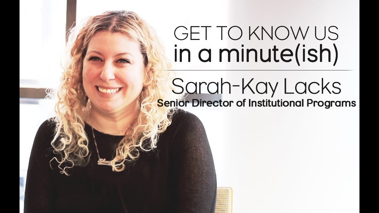 Get to know Sarah-Kay Lacks In a Minute(ish) - YouTube