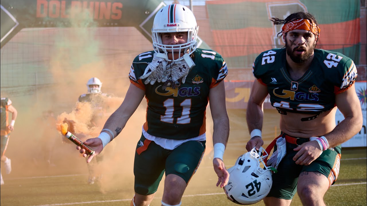 Vincent “Vici” Winey Week 8 Highlights - Ancona Dolphins vs Stainless ...