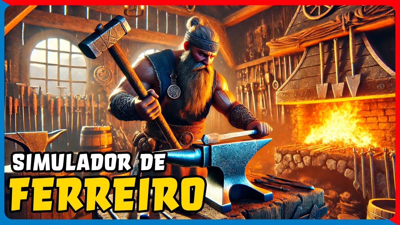 SIMULADOR DE FERREIRO MEDIEVAL INCRÍVEL | Medieval Crafter: Blacksmith ...