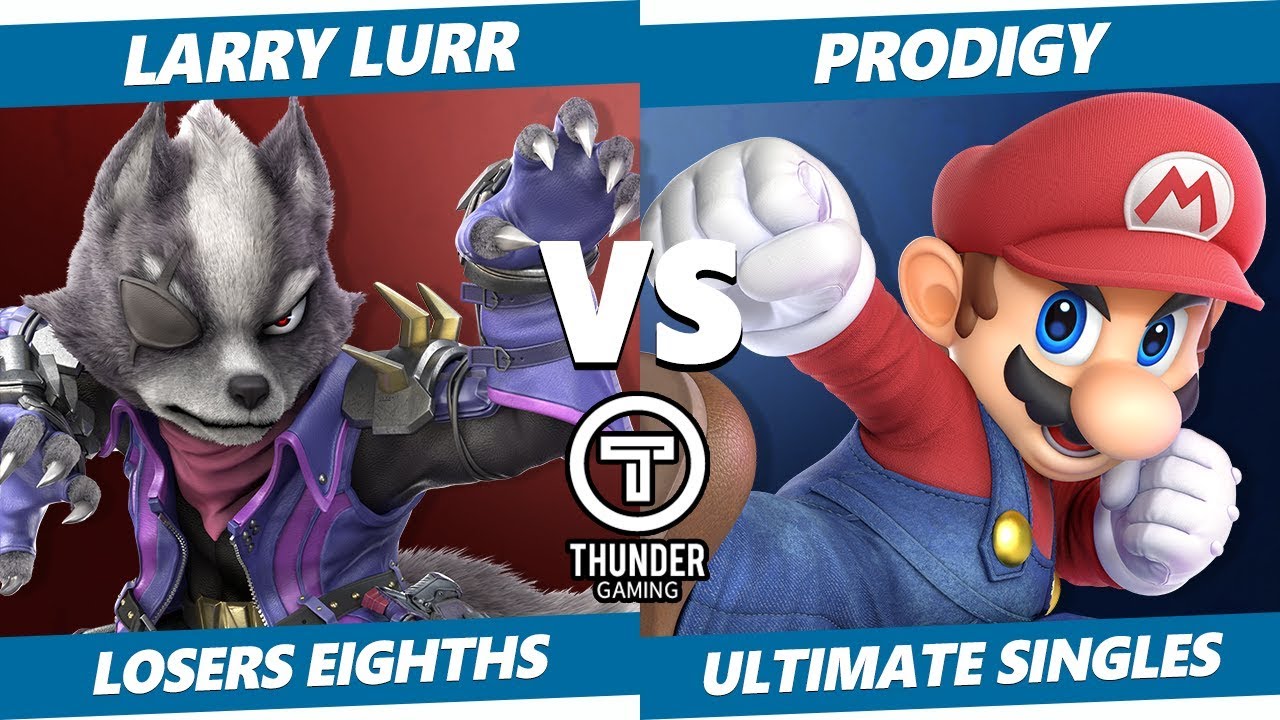 Thunder Smash SSBU - A | Prodigy (Mario) Vs. T1 | Larry Lurr (Wolf ...