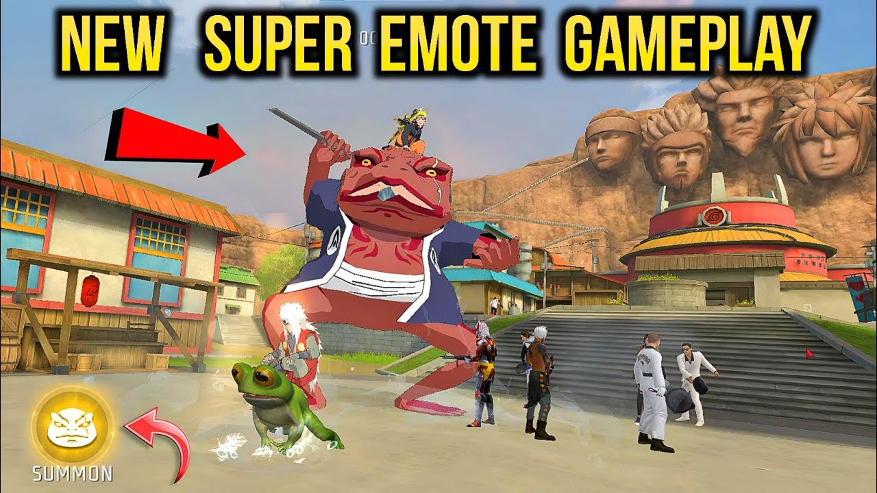 New Super Emote - How To Use? | Gamabunta Summoning Emote | Super Emote ...