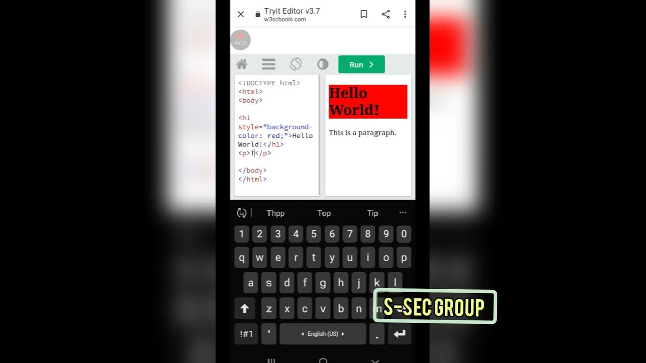 HTML editor | Online html Editor | w3school - YouTube