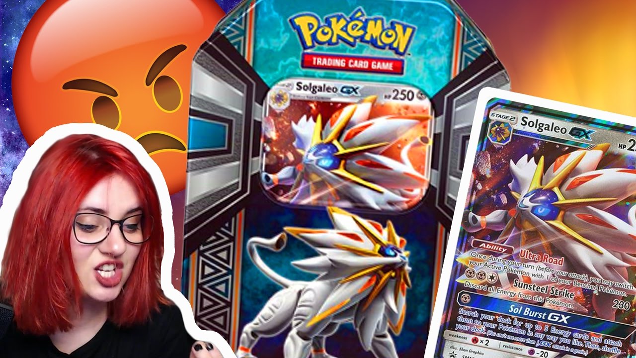 NOWA PUSZKA Z SOLGALEO GX POKEMON: Spring Tin 2017 - Opening Kart ...