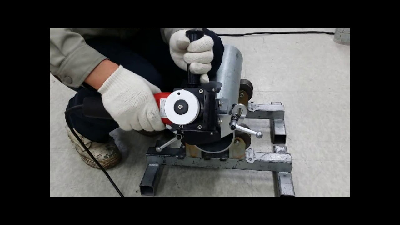 [DCSENG/ENGLISH] Beveling demonstration of portable hand beveler, ‘S ...