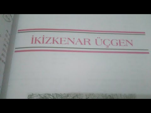 İKİZKENAR ÜÇGEN (Karekök LYS Geometri Soru Bankası )