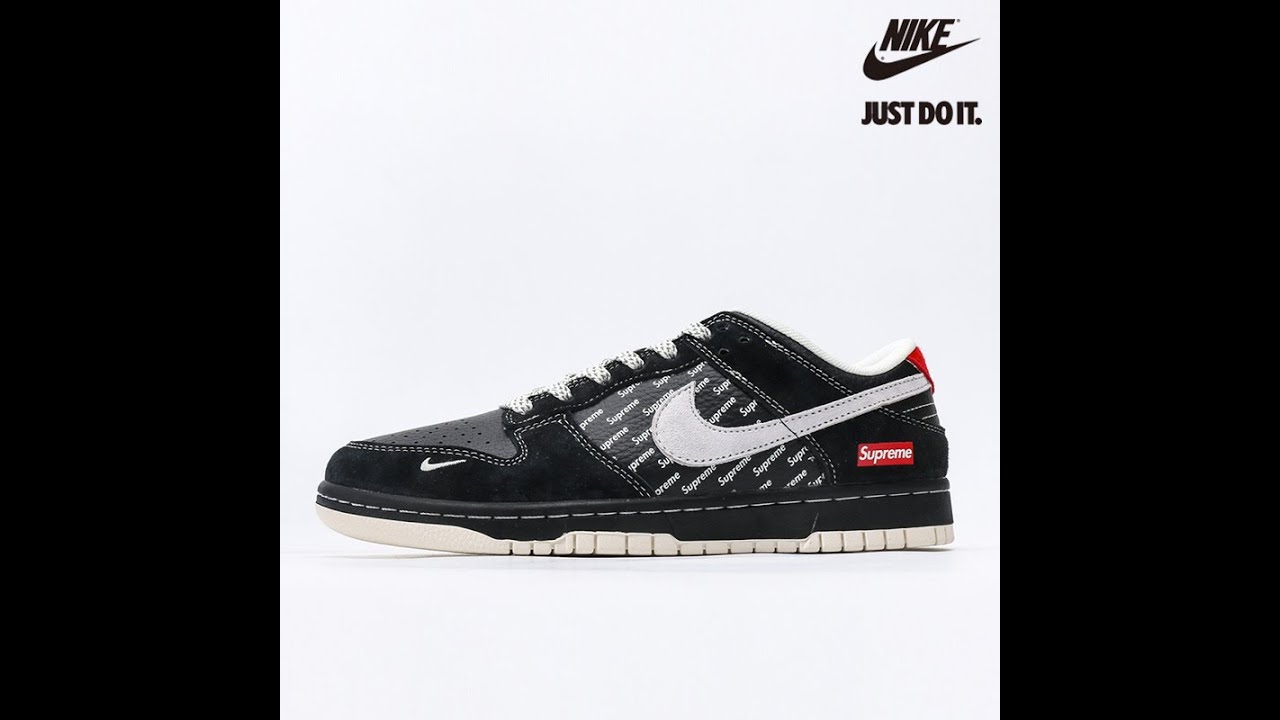 Nike SB Dunk Low Supreme DIY XS1086-011 - YouTube