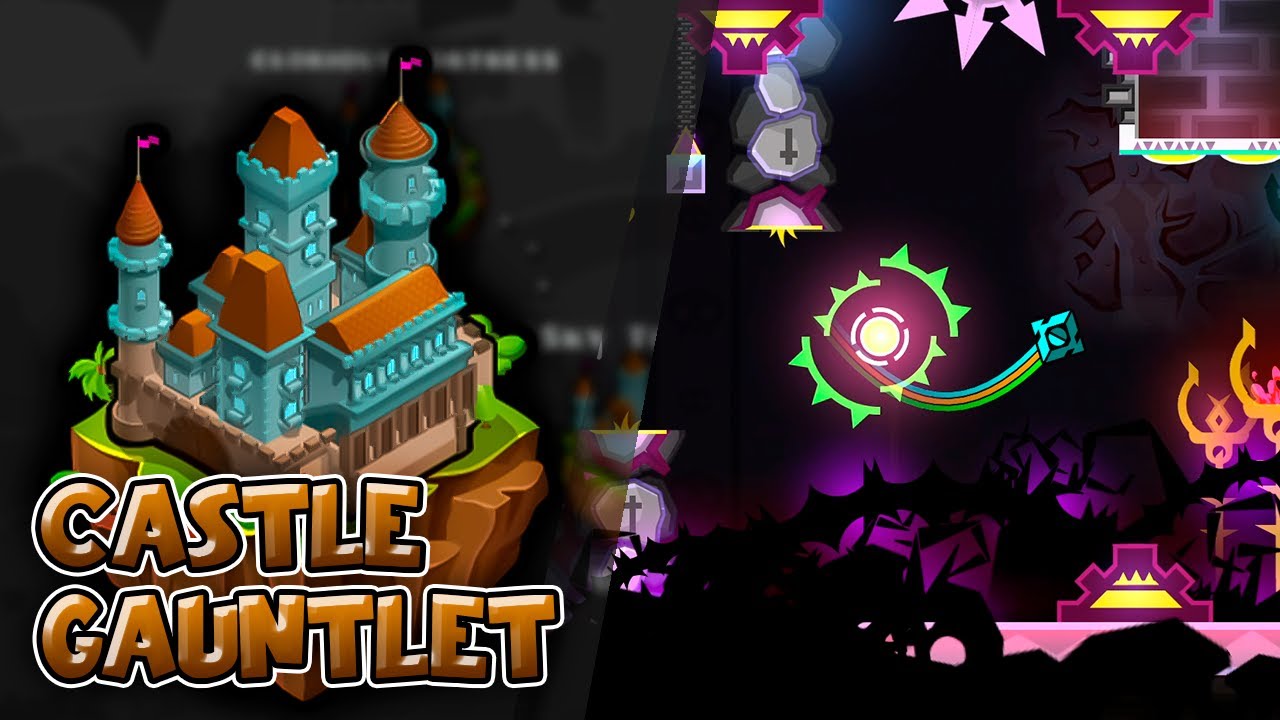 “Castle Gauntlet” Complete (All Coins) – Geometry Dash - YouTube