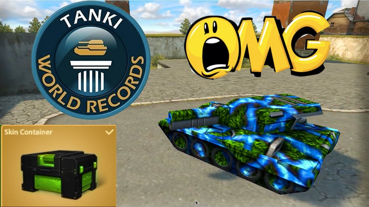 Tanki Online World Record! Finishing 1000 Stars + Skin Container! танки ...