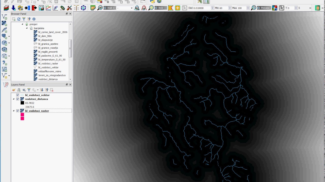Qgis Grass Raster Distance Functions Youtube