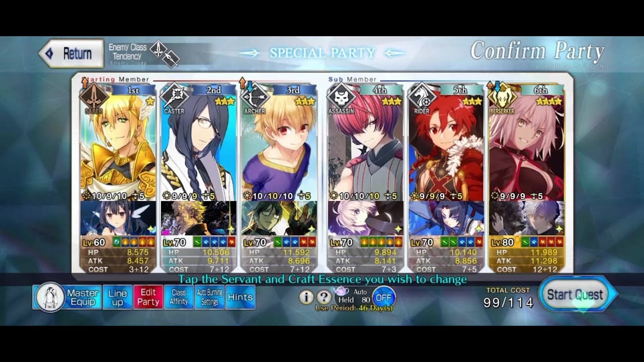 [FGO] Advanced Quest: Hero of a Nation - YouTube