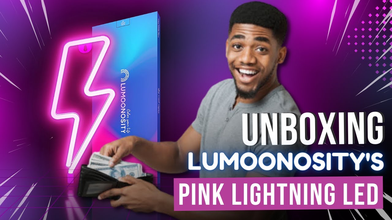 Pink Lightning Bolt Neon Signs unboxing and installation perfect ...