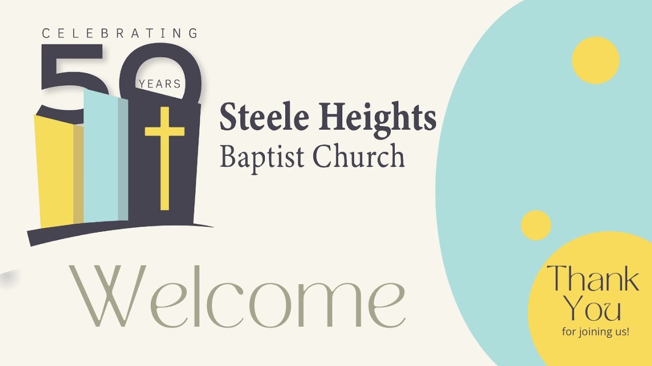 September 4, 2022 - SHBC 50th Anniversary Service - YouTube