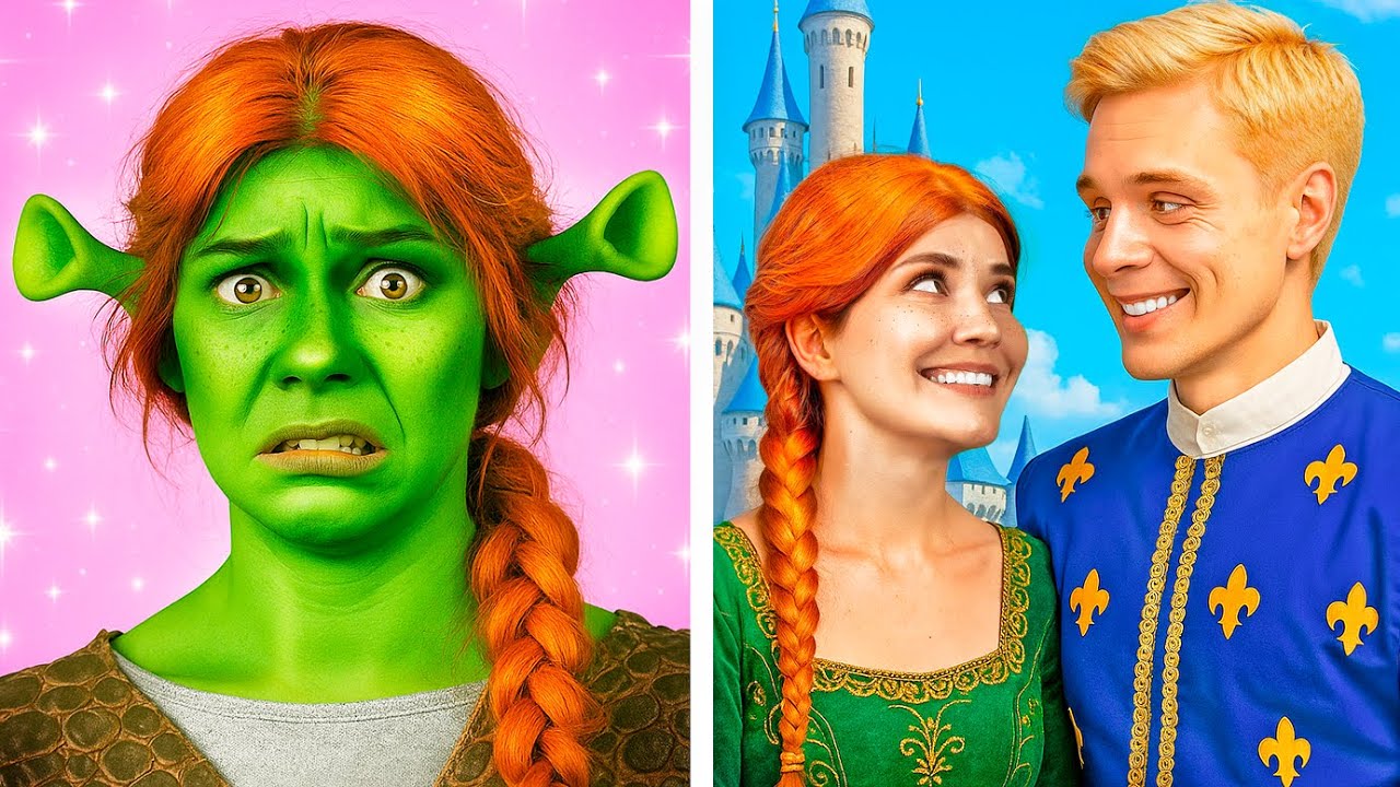 De Fiona a Bella Princesa / Shrek 5 en la Vida Real - YouTube