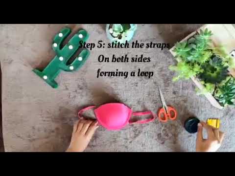 DIY Masks using an old Bra - YouTube
