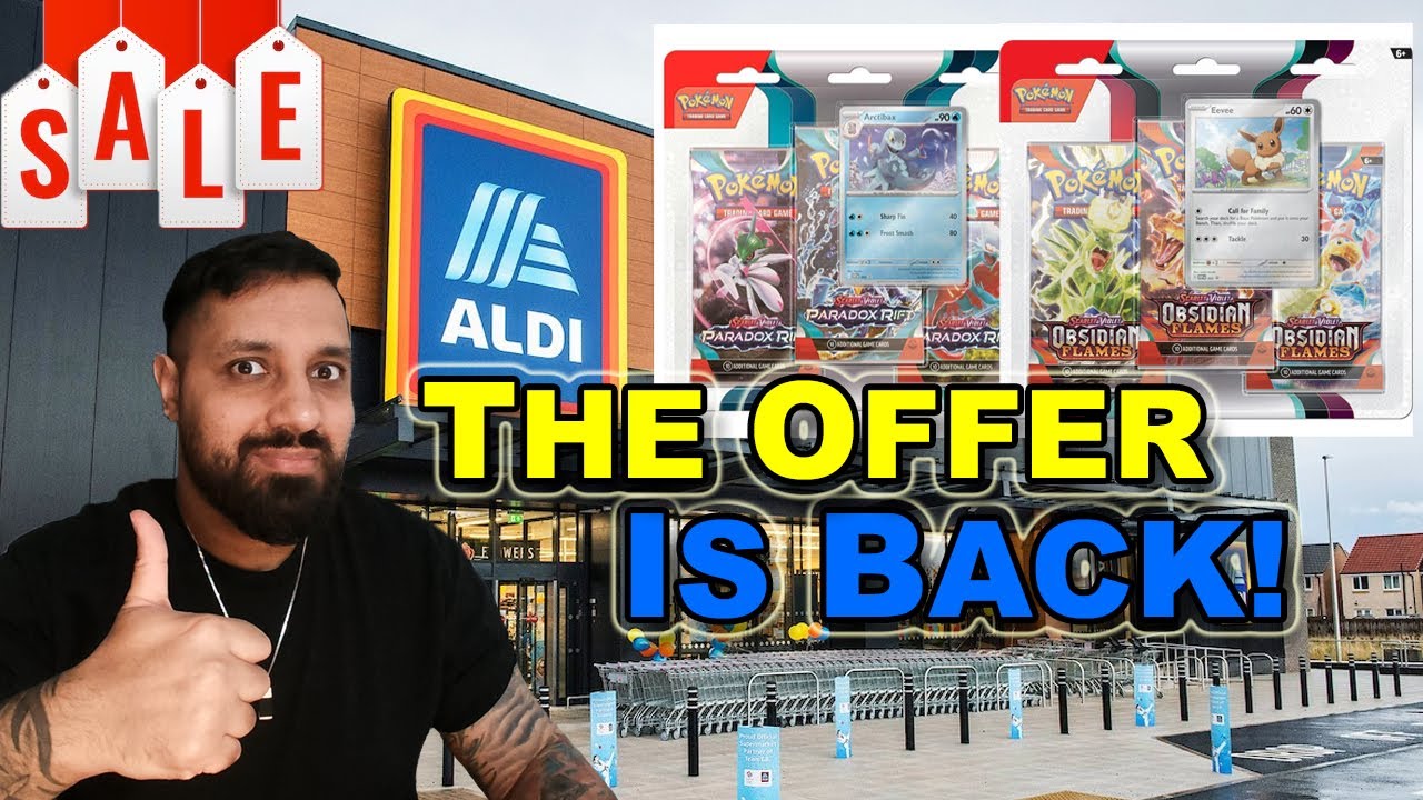 Pokémon Cards Are Back at ALDI UK! 🔥 Hunting Triple Blister Packs in ...