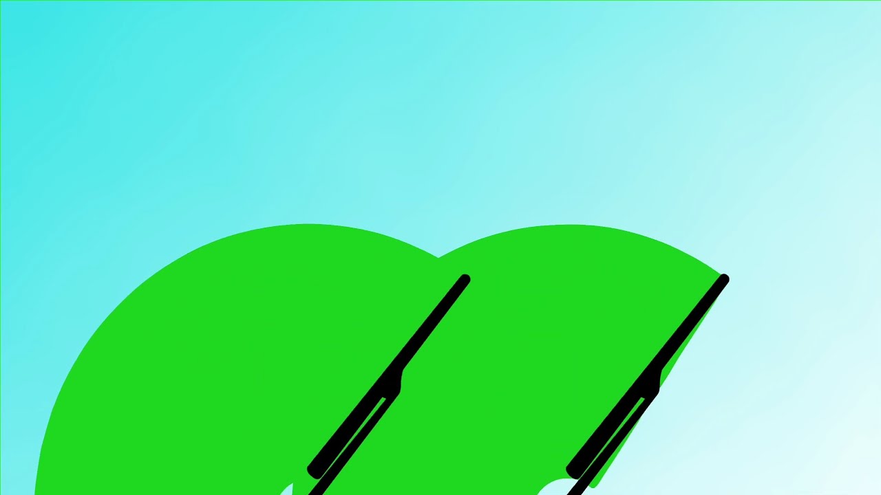 wiper blade green screen transition animation ! - YouTube