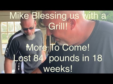 Mike blessing is with our first peak at his griddle. 😁#carnivore # ...