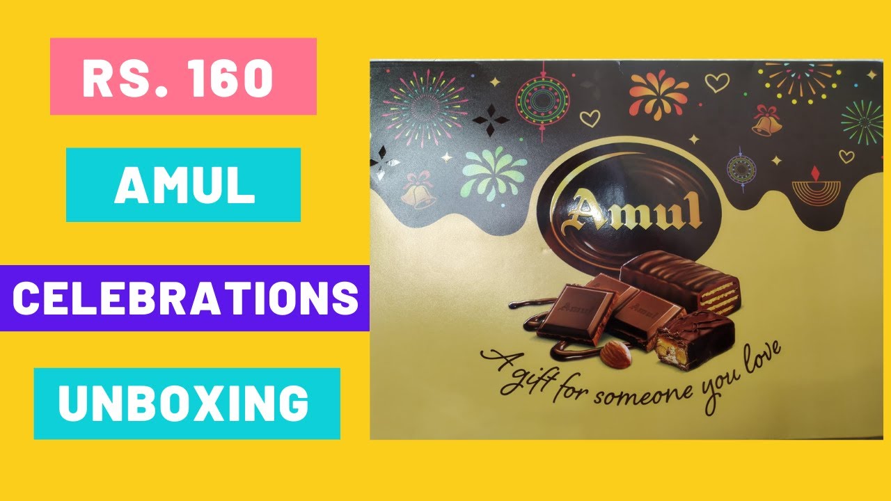 New Amul Chocolate Gift Box |Diwali Special | Dark chocolate | A gift ...