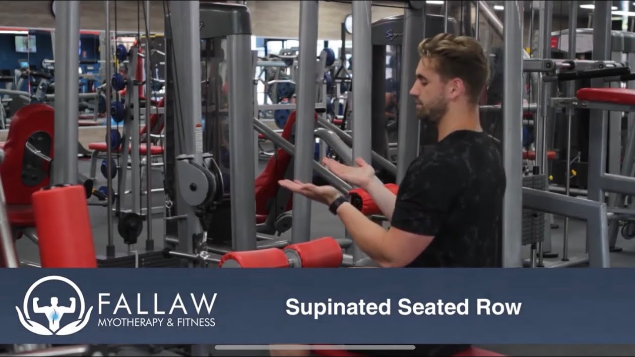 BIG BACK & HEALTHY SHOULDERS - Supinated Seated Row - YouTube