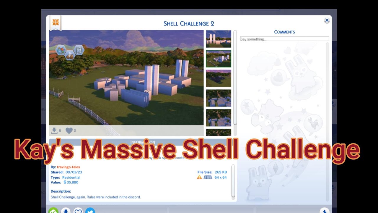 The Massive Shell Challenge From My Sister - YouTube
