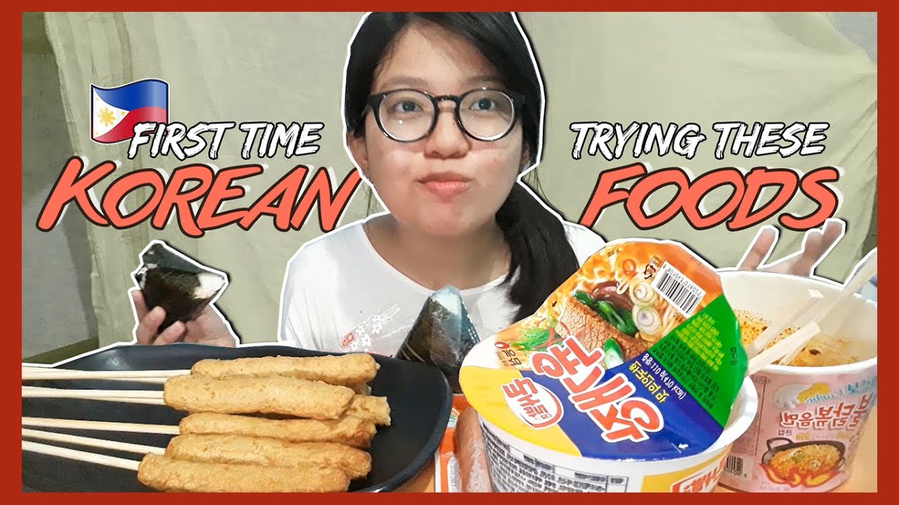 WHAT I GOT FROM A KOREAN GROCERY STORE | MUKBANG - YouTube
