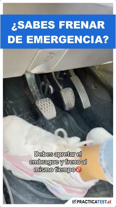 FRENADA DE EMERGENCIA 💥🚗 cómo hacerlo 😎 - YouTube