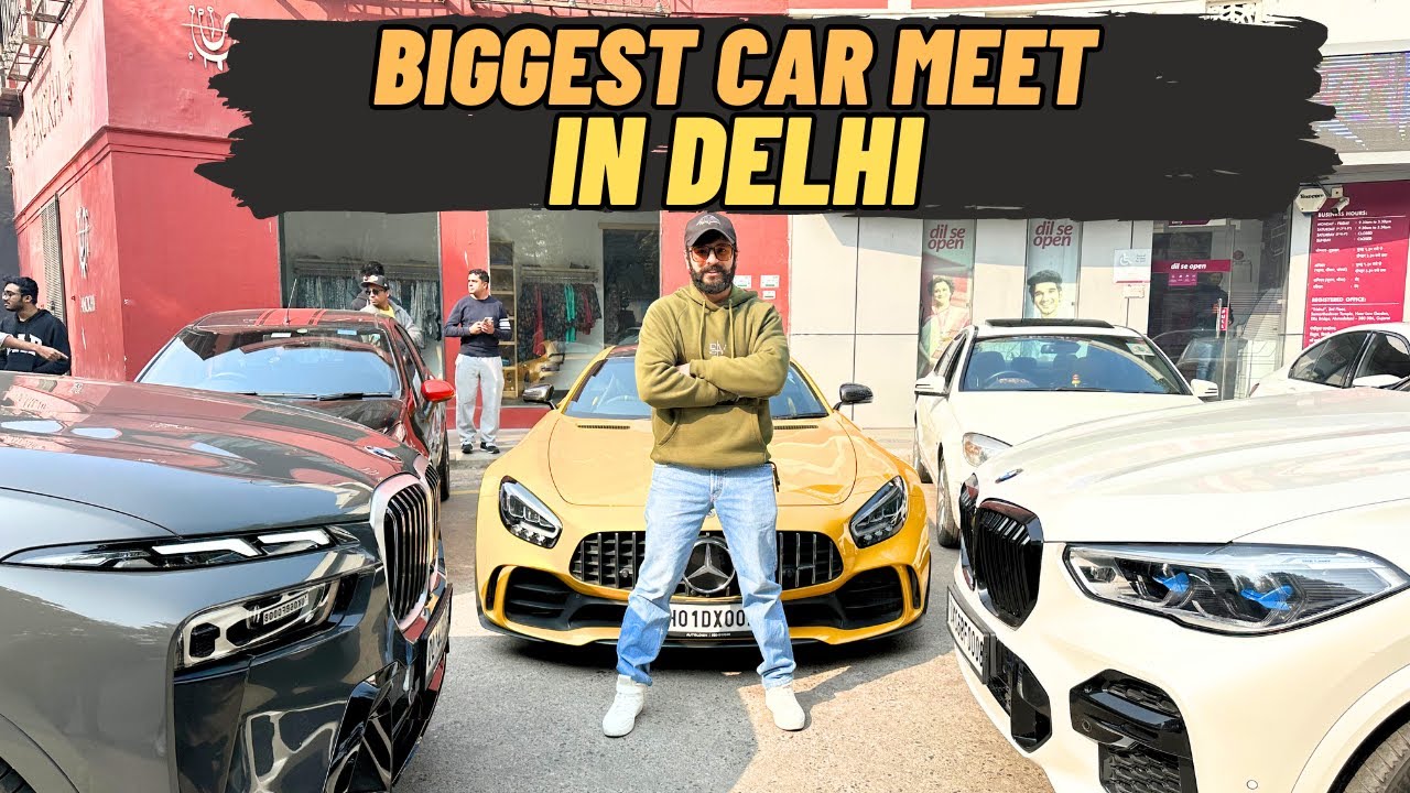 Biggest car meet in Delhi | vlog 16 - YouTube