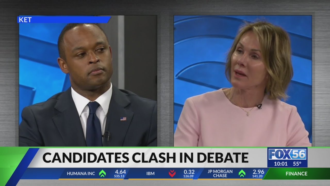 GOP front-runners class in debate for Kentucky governor - YouTube