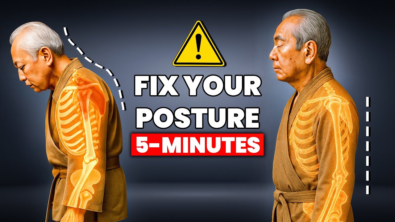 Over 60? Fix Forward Head Posture With This 5-Minute Japanese Routine ...