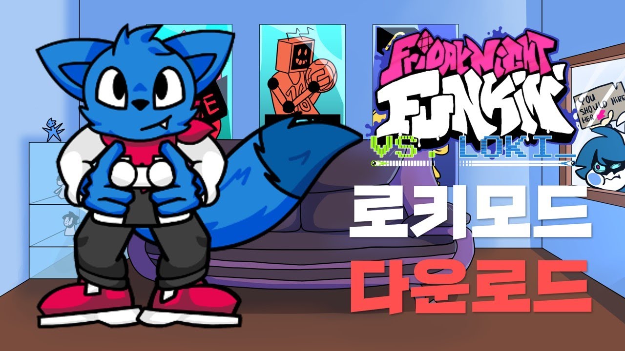 프라이데이 나이트 펌킨 로키 모드 하는법 & 다운로드 링크 (FNF Loki Mod) - YouTube